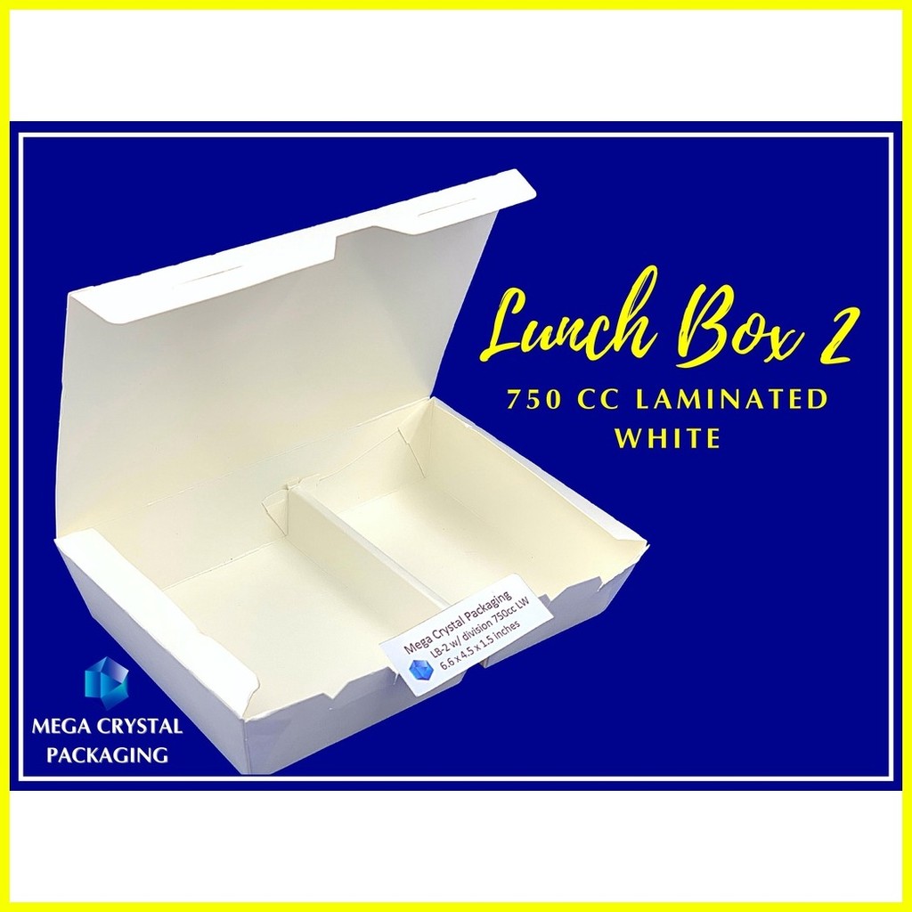 Trigem / Greenbox Meal Box Lunch Box - 2 w/ division 750cc Laminated ...