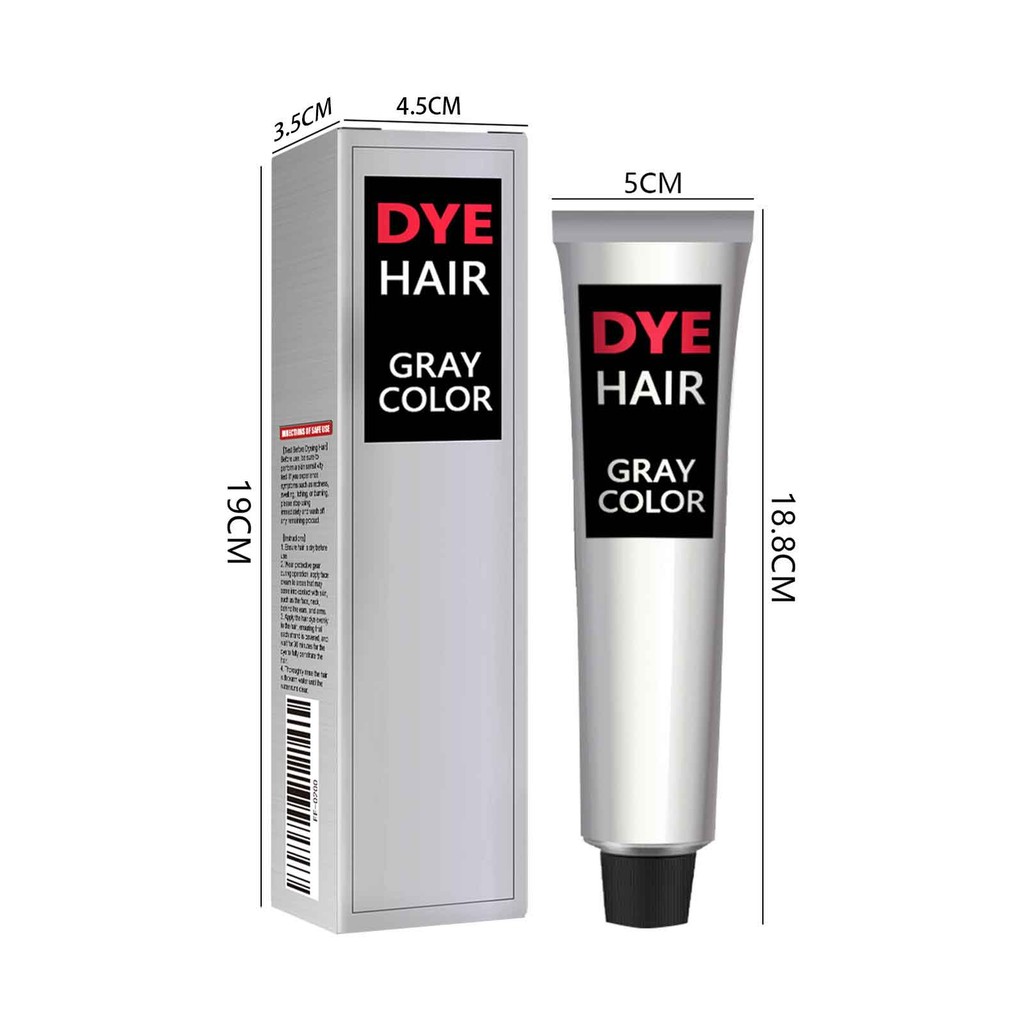 EELHOE Rambut Bagus Gray Hair Dye 100ml Rambut Kulay Abong-Asul Silver ...