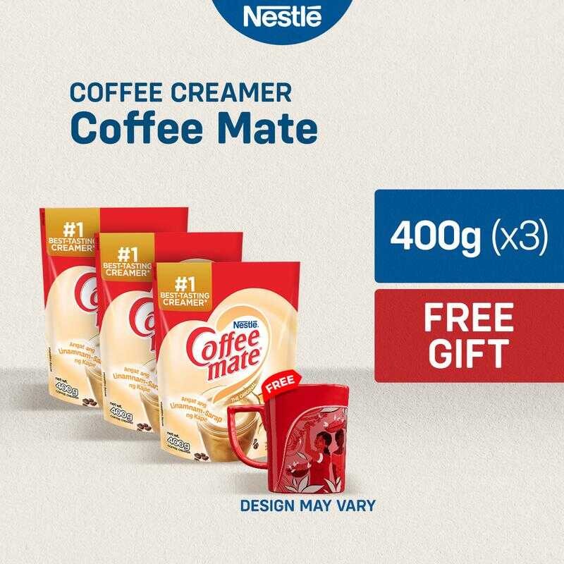 Nescafe Coffee Mate 400G - Pack Of 3 With Free Mug | Shopee Philippines