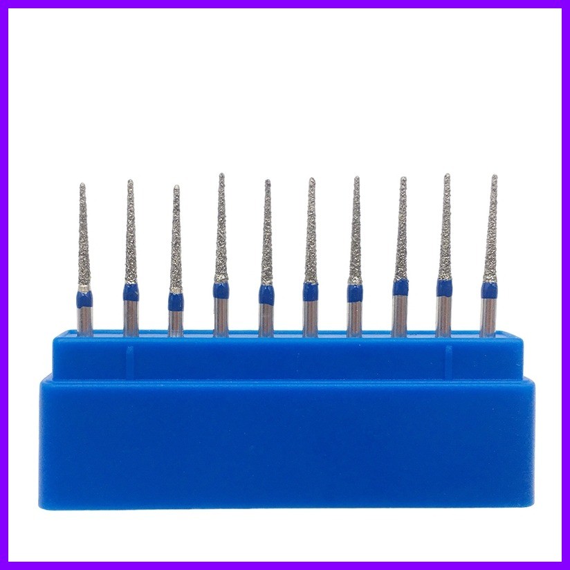 10Pcs/Box Diamond Bur TC Series Drill Dia-burs for High Speed ...