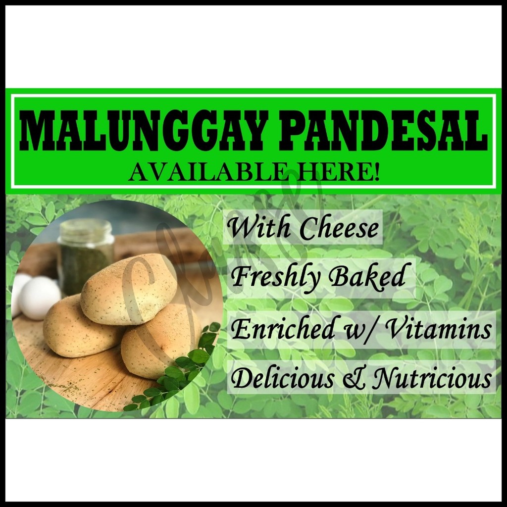LAMINATED SIGNAGES A4 SIZE BOND PAPER MALUNGGAY PANDESAL | Shopee ...