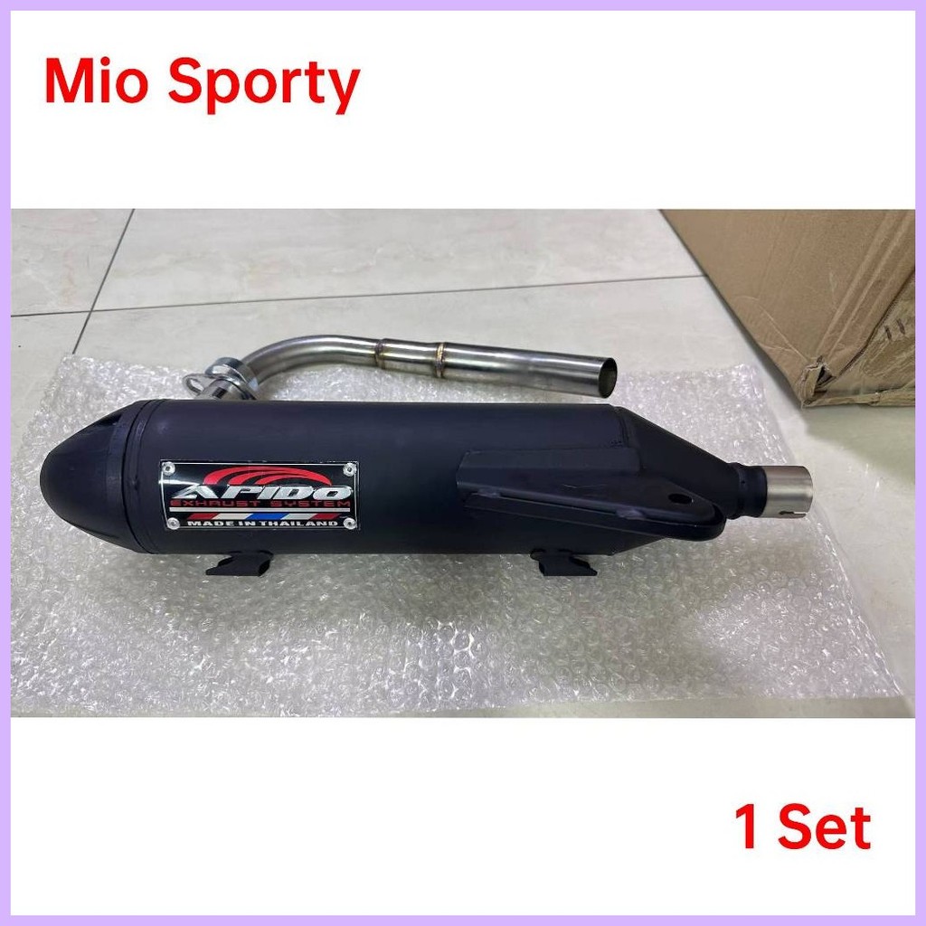 Apido V3 Exhaust Pipe For Mio Sporty Pipe Muffler 1 Set Mio i 125 /Soul ...