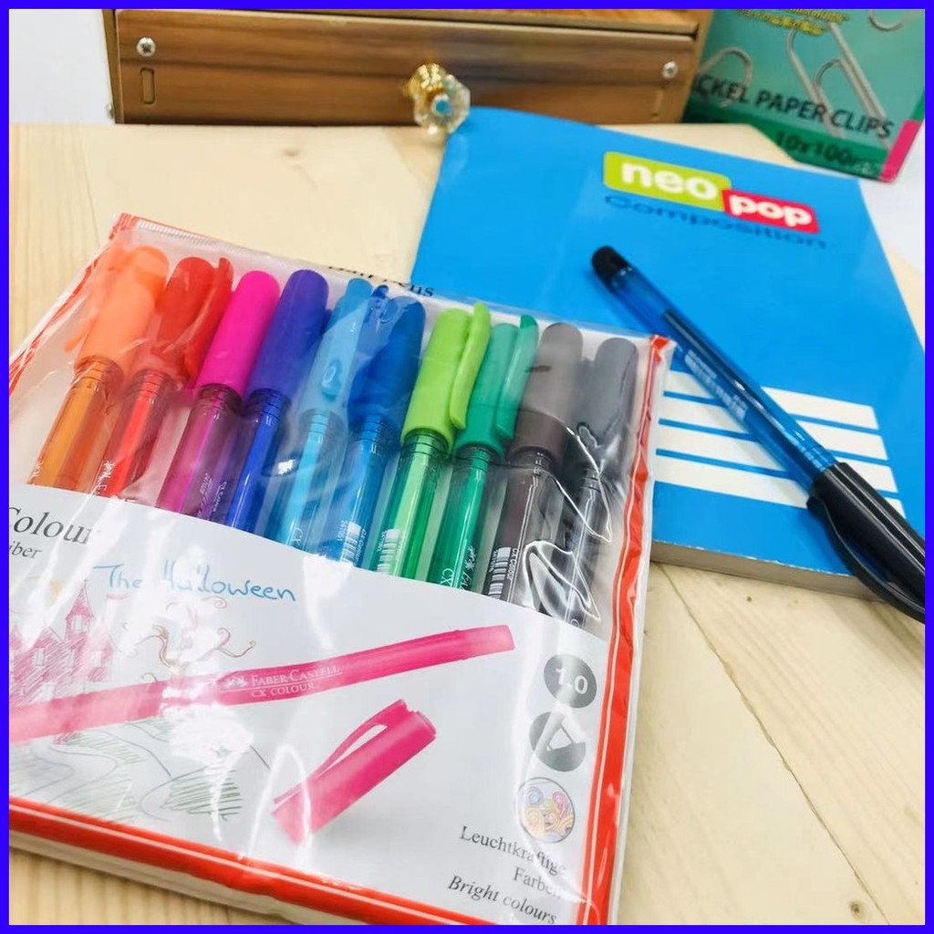 Square Stationery Ballpen Faber Castell CX Color 10pcs per pack ...