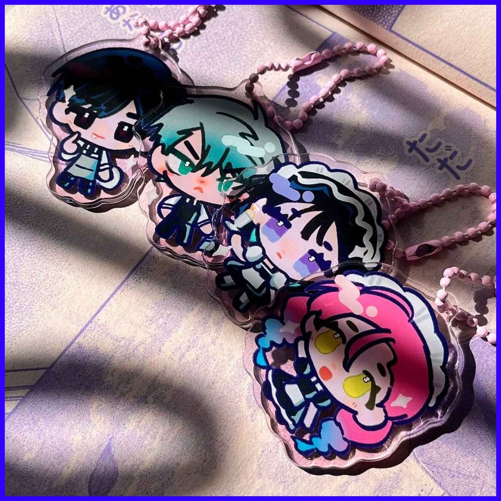 alien stage alnst 5cm double sided keychain (ivan/till/mizi/sua ...