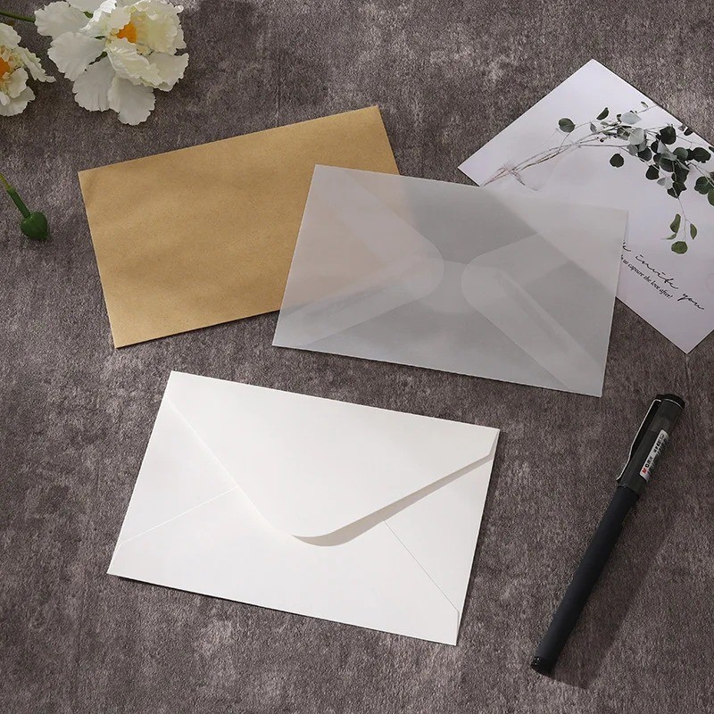10pcs Transparent Envelope 4R 5R for Vintage Envelope Wedding ...