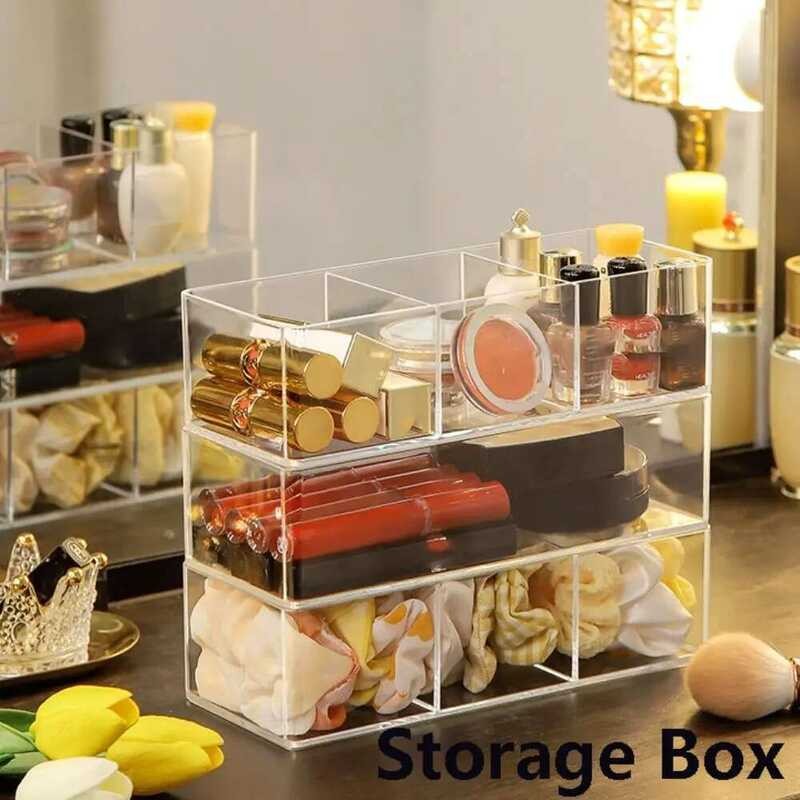 Cosmetic COD Storage Rack Layered Storage Classification Finishing Grid ...