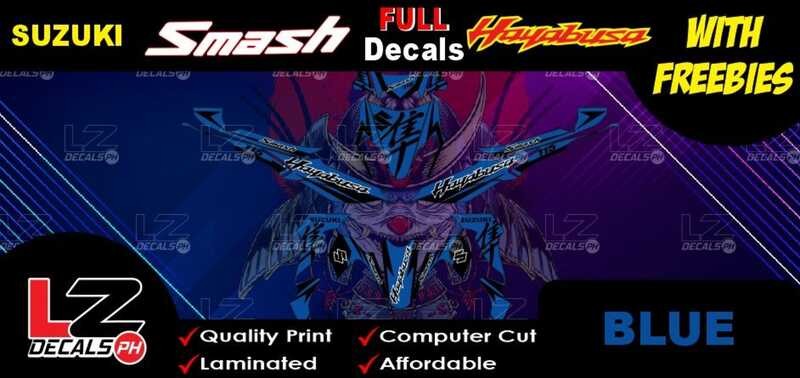 Smash Suzuki 115 Decals / Stickers (Hayabusa) with freebies stickers ...