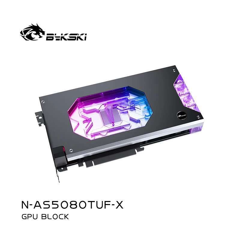 Bykski GPU Water Block For ASUS TUF RTX 5080 O16G GAMING Graphics Card ...