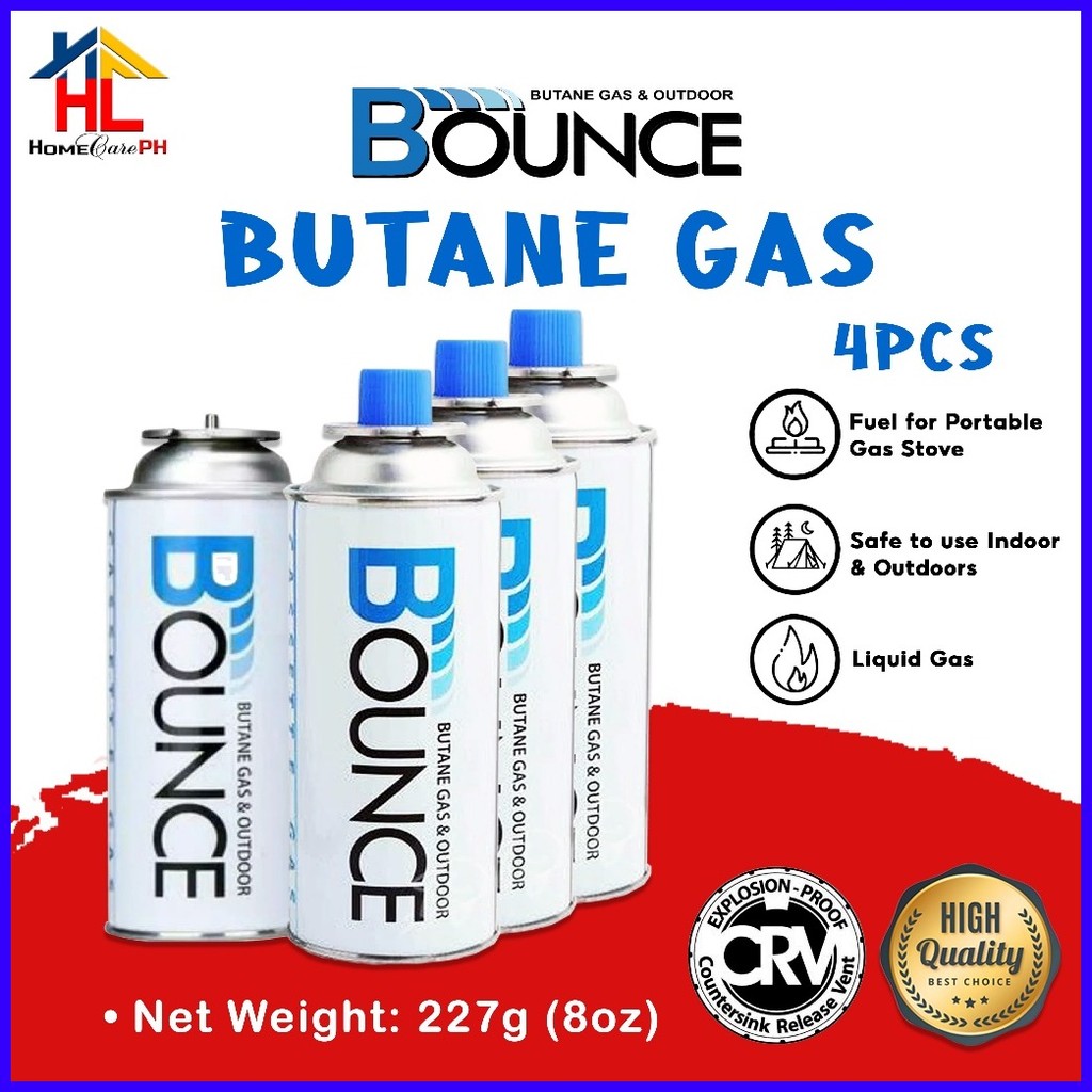 MAXSUN / AIWA / BOUNCE (Safe Butane Gas 4pcs) | Shopee Philippines