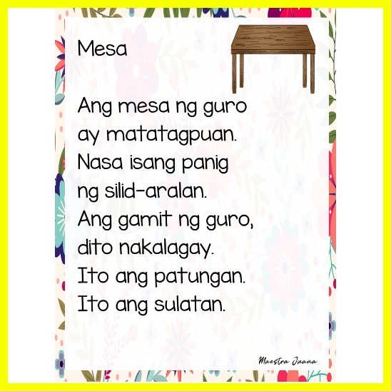 Mga Tulang Pambata (20 pages) | Shopee Philippines