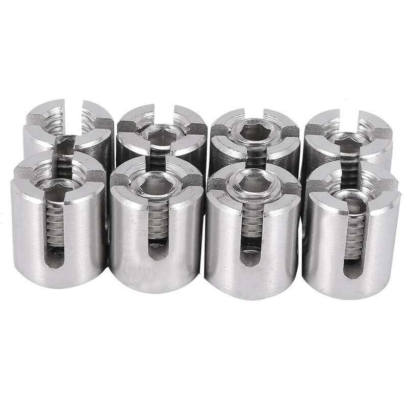 Pcs 8 Stainless Wire Rope Green Wall Trellis Fitting Cross Clip 3Mm ...