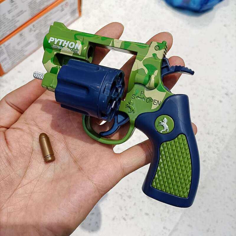 Children's Stress Relief Revolver Toy Gun Five-Star 357 Safe Fireable ...