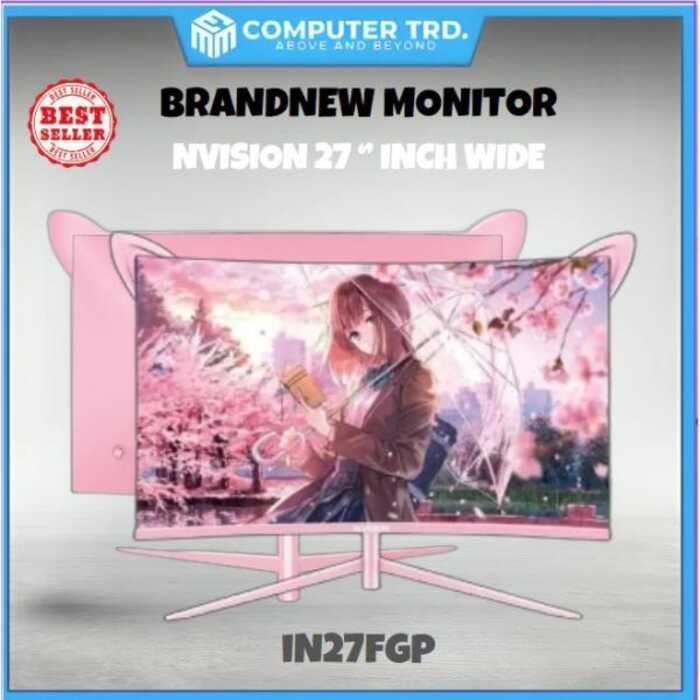NVISION In27fgp 27'' Pink / FGW White Wide Monitor - 165Hz, 1920X1080 ...