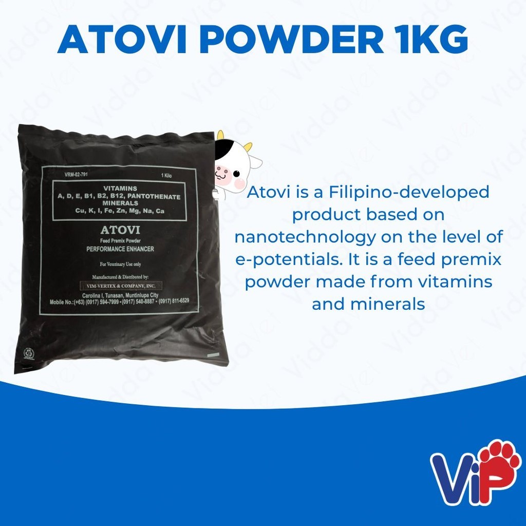 Atovi 1kg premix powder Higher production rate of Animals | Shopee ...