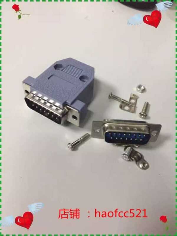 Two-Row Pin Header 15-Pin Socket with Plastic Housing Male DB15 Female ...