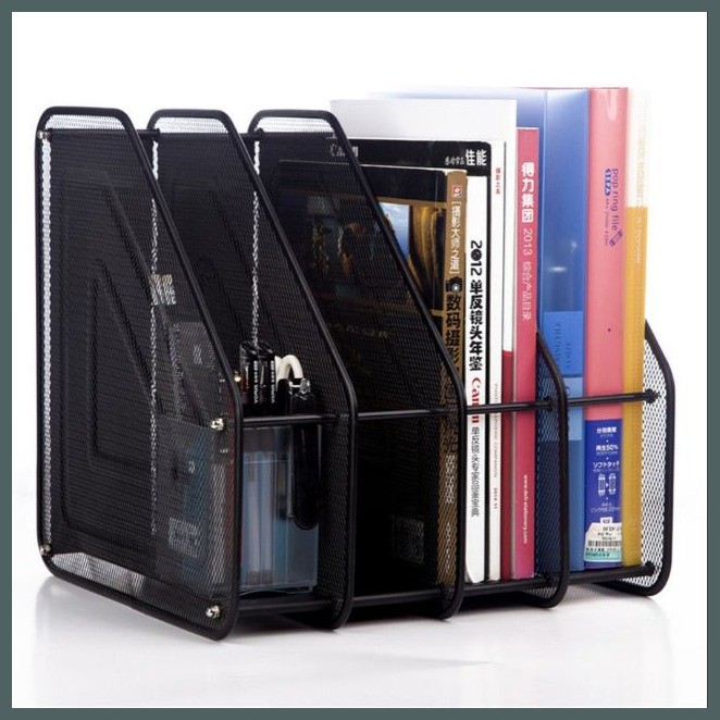 Wire Mesh 4 - Tier File Frame/File Bar/Magazine Rack. | Shopee Philippines