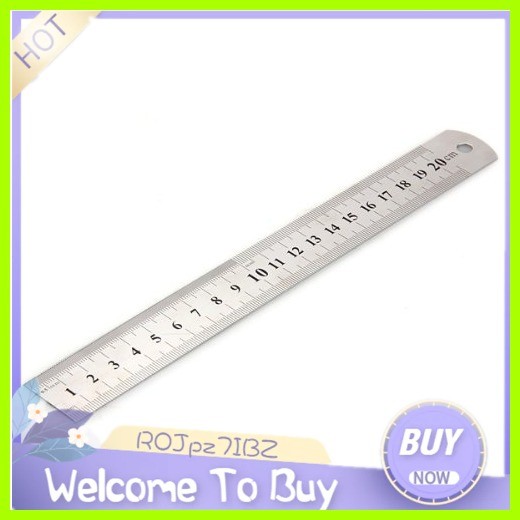 ∭ ஐ Vintage Stainless Steel Ruler Rule Scale Machinist Tools 20CM ...