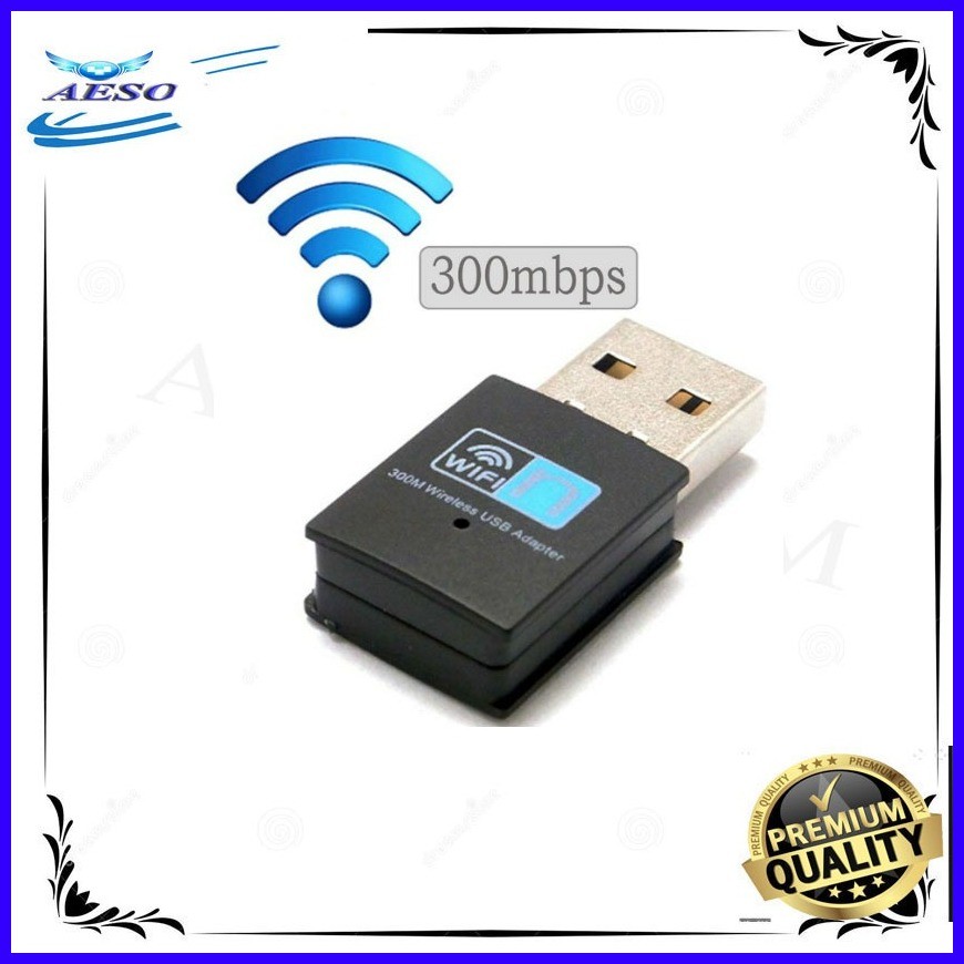 Free Driver Wireless WiFi Adapter 300Mbps PC Network Card 2.4G USB ...