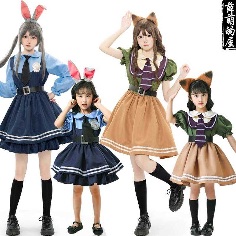 ia Disney Judy Hopps Rabbit Police Officer Costume Halloween Cosplay ...