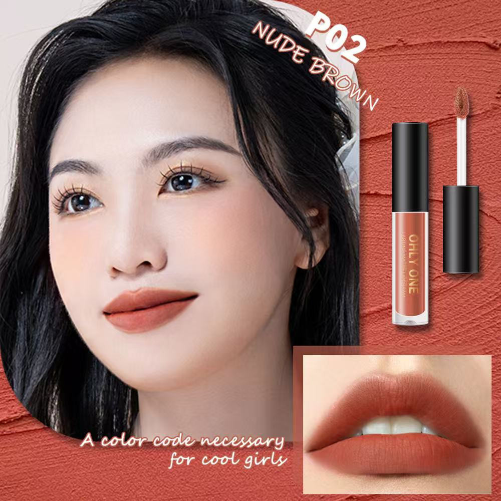 OHLY ONE Water Tint Lip Glaze Waterproof Long Lasting Airy Matte Liquid ...