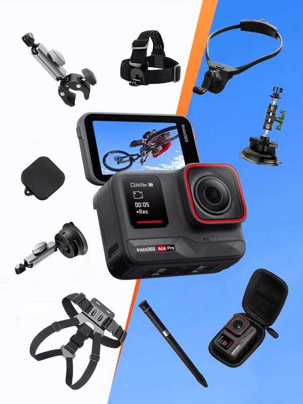 Insta360 2 Accessories Shadow Stone Ace Pro Cage Riding Mount Storage ...