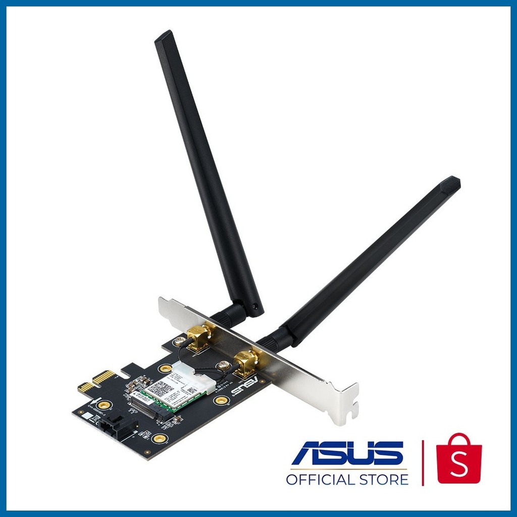 ASUS AX3000 Dual Band PCI-E WiFi 6 (802.11ax) MU-MIMO Wireless Adapter ...