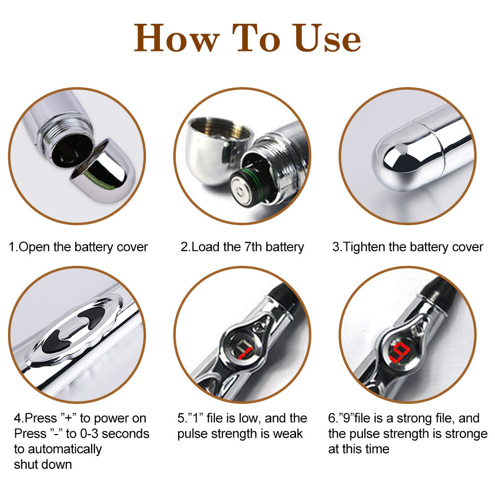 3/5 in1 Massage Acupuncture Pen Electronic Acupuncture Point Pen ...
