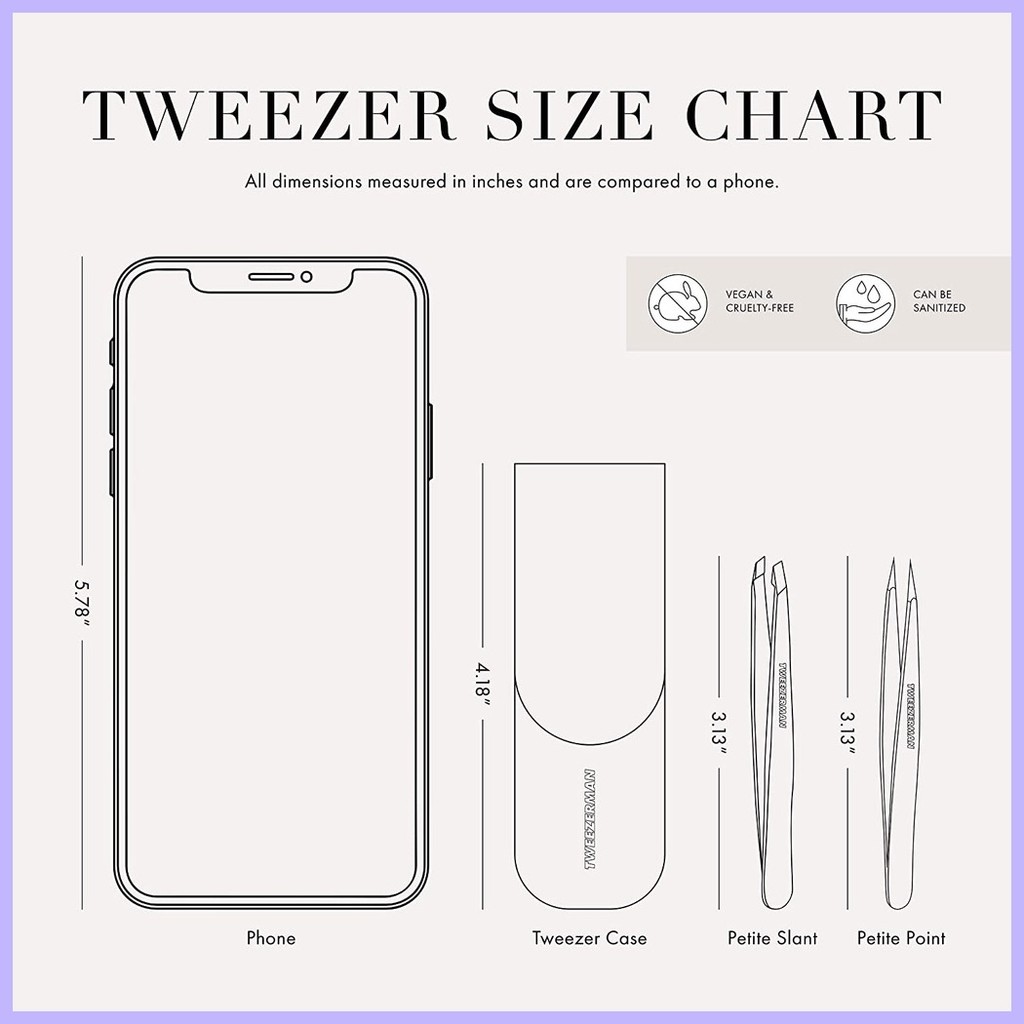 ♞Authentic Tweezerman Petite Tweezer 2-pc Set with Case | Shopee ...