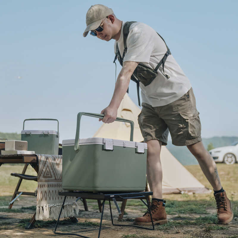 Outdoor Cooler Box Insulated Box Camping Stall Commercial Ice Block ...