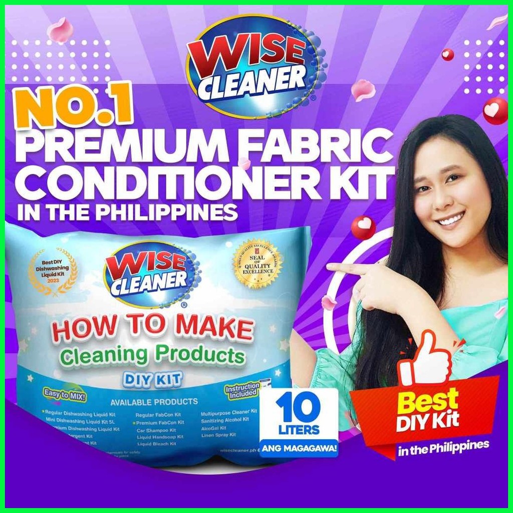 ☎ PREMIUM FABCON DIY KIT - WISE CLEANER | Shopee Philippines