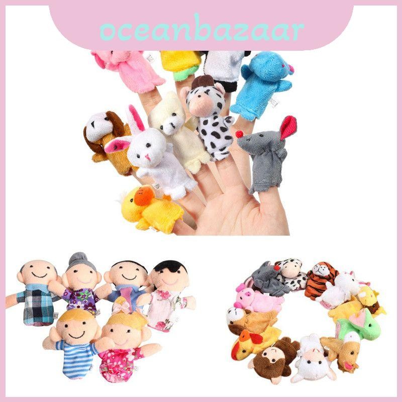 Colorful Finger Cartoon Puppets Doll Educational Toy For Kids ...