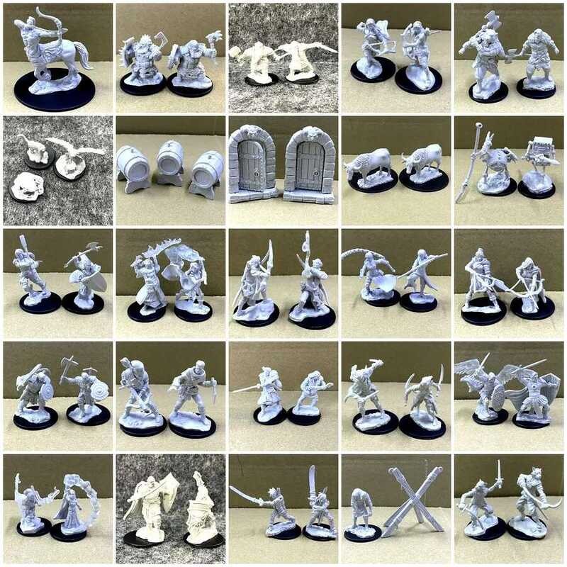 Pathfinder Lot Battles Deep Cuts Dragons Orcs Ranger Sorcerer Female ...