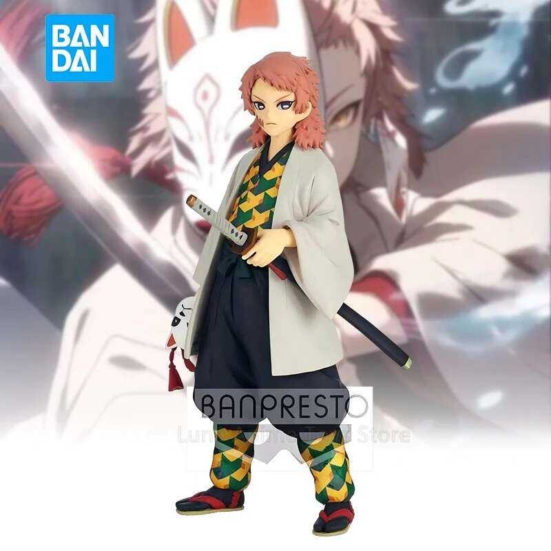 Original Bandai Banpresto Anime Demon Slayer Sabito Action Figures Car ...