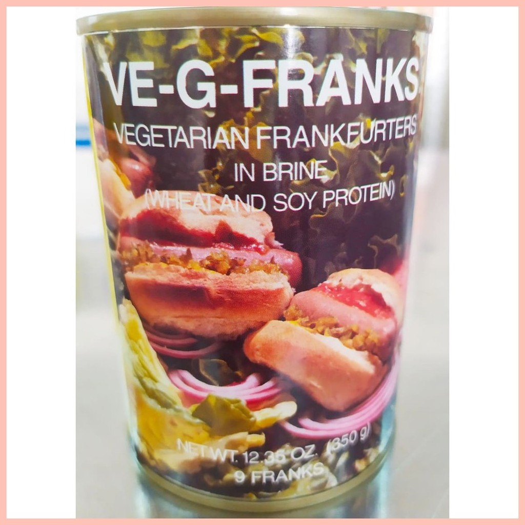 ⋅ ⚊ ⋬ Ve-g-Franks - Vegetarian Frankfurters in brine - Vegan meat ...