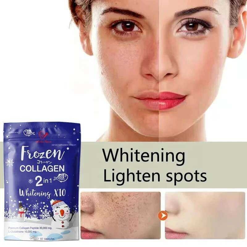 Collagen Frozen Skin Whitening 2 In 1 Supplements For Dark Detox Help ...