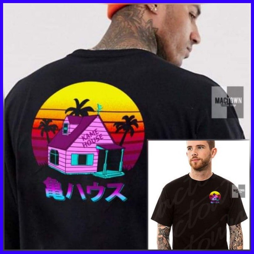 Anime Dragon Ball Kame House Front and Back Shirt | Shopee Philippines