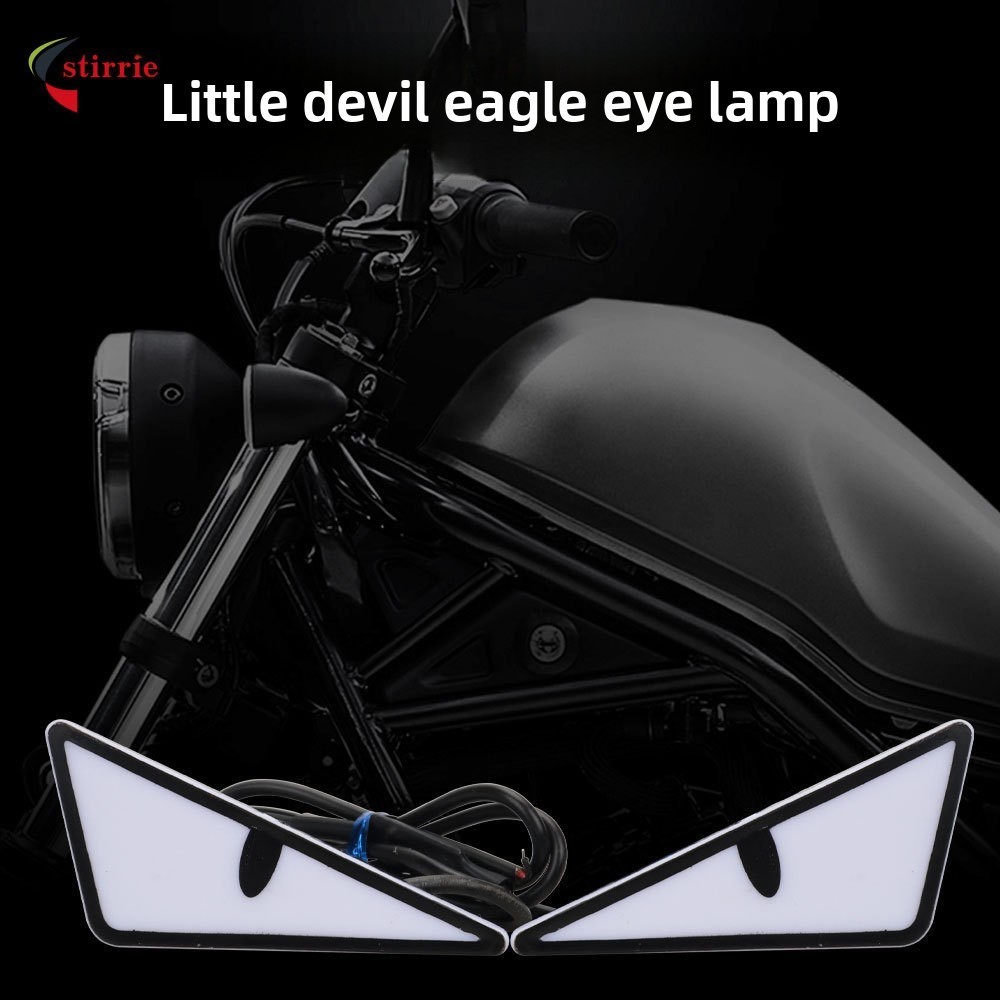 2PCS Motorcycle Number Plate Light License Plate Light LED Triangle ...