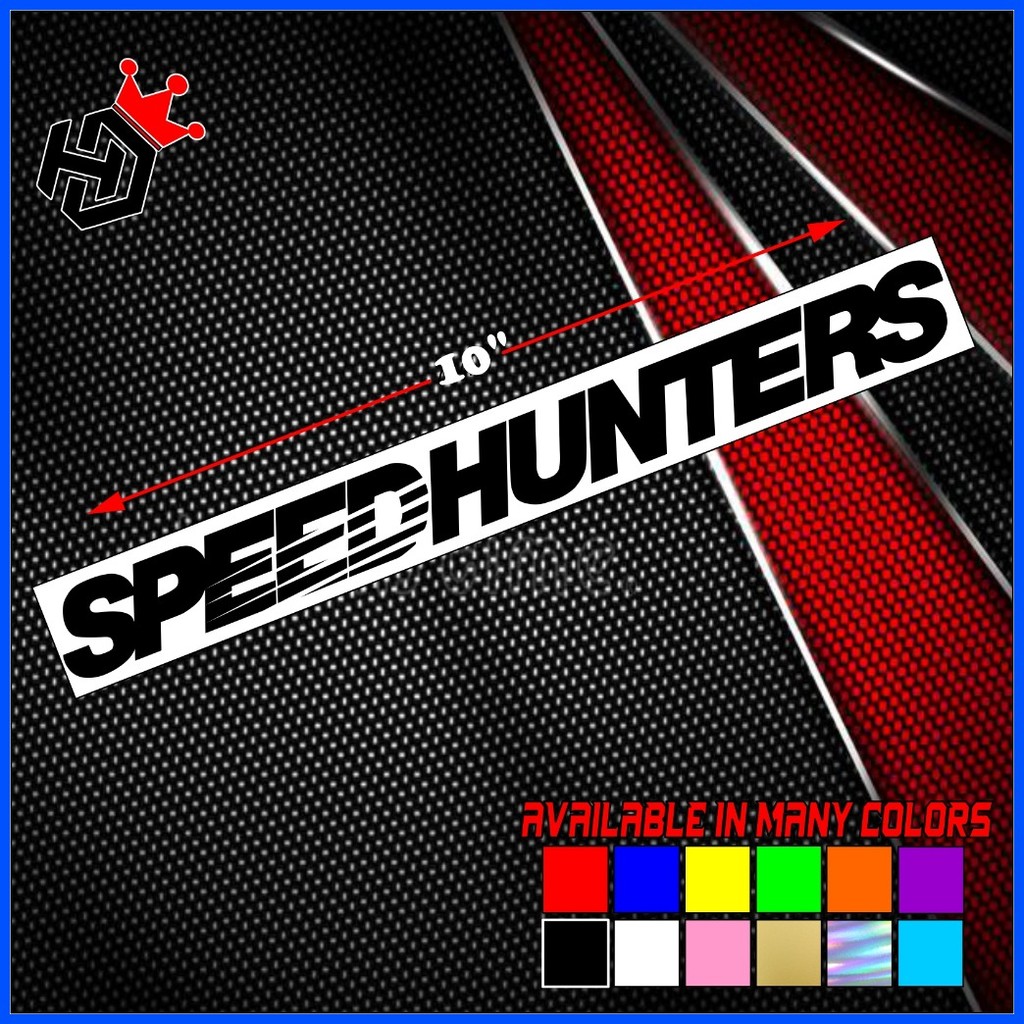 Speed Hunter sticker thai,japanese 10inch | Shopee Philippines