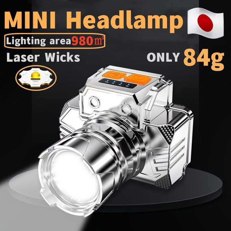Mini Head Rechargeable LED Flashlight Headlight For Super Birght Made ...