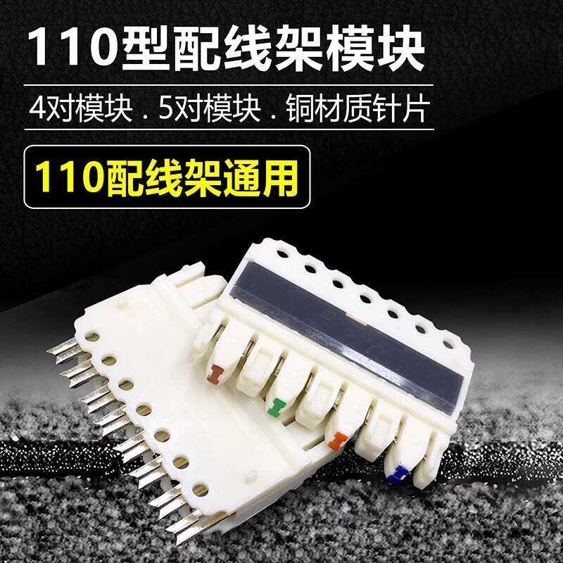 5 Pairs of Terminals 4 Pairs of Voice Modules 110 Type Connection ...