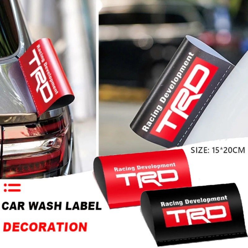 Toyota Car Sticker PVC Trunk Door Decals Auto Decoration Care Sticker ...