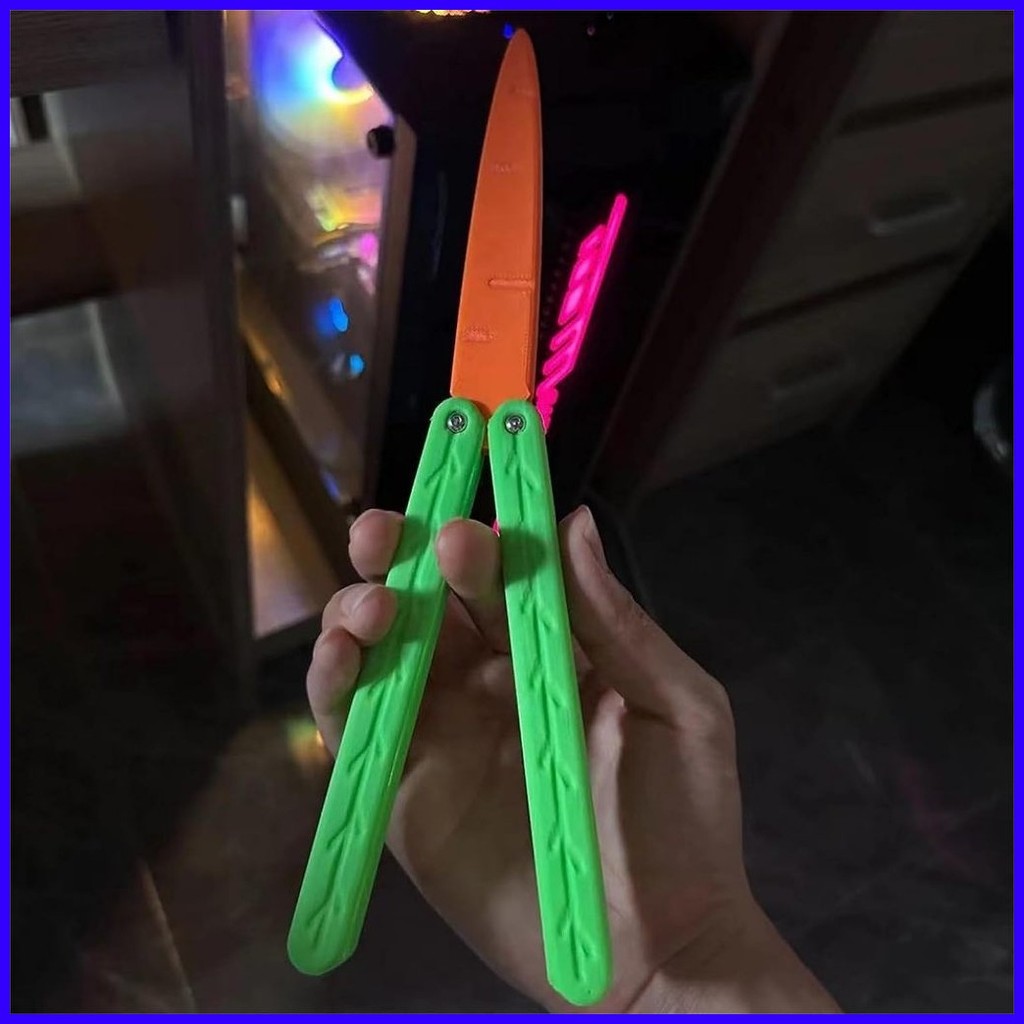 Betty 3D Printing Carrot Knife Toys Folding Knife Fidget Toys Plastic ...