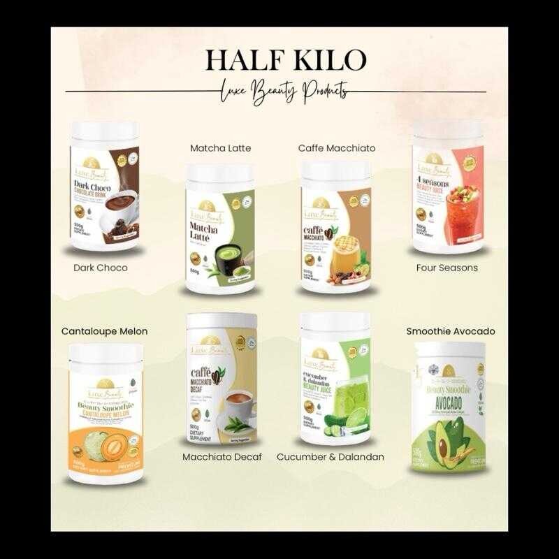 Half Kilo Luxe Beauty Premium Coffee And Juices | Glutathione Collagen ...