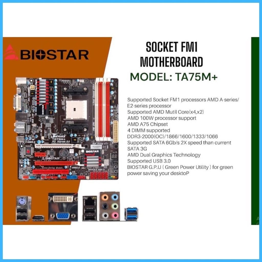 MOTHERBOARD SOCKET FM1/AM3(PRE-OWMED) | Shopee Philippines