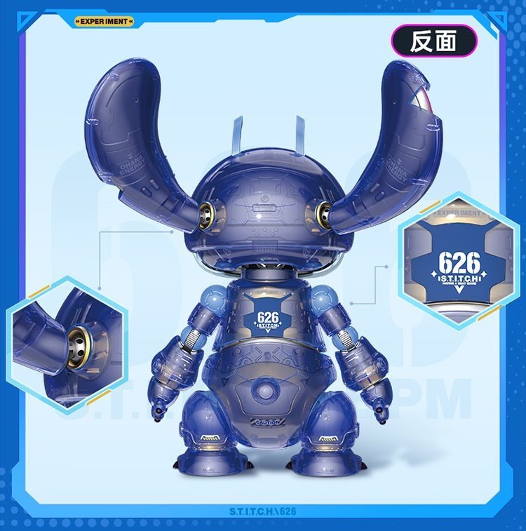 Disney Authentic Stitch626Experimental Building Block Toys Desktop ...