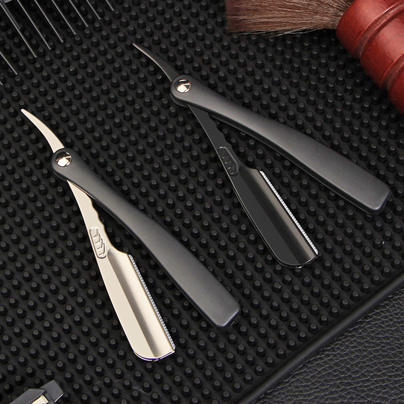 Safety Blade Manual Razor for Men, Anti-Scratch Shaving Razor with Grid ...