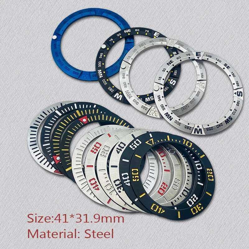 Mod 41Mm*32Mm Steel Watch Bezel Insert Ring Fit Seiko Prospex Series ...