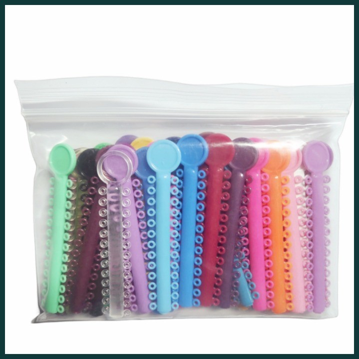 40pcs Multi colored rubber tie ring bow tie | Shopee Philippines