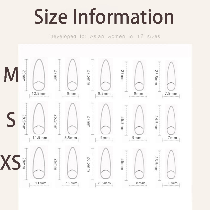 30PCS Fake Nail Set with Glue Dreamy Starry Night Fake Nails Almond ...