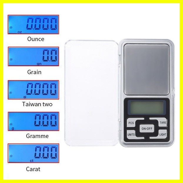 500g x 0.1g Mini Precision Digital Scales Jewelry Balance Gram Electronic Scales | Shopee ...